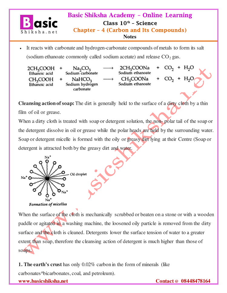 CBSE Class 10 Chapter 4 NCERT Science Notes