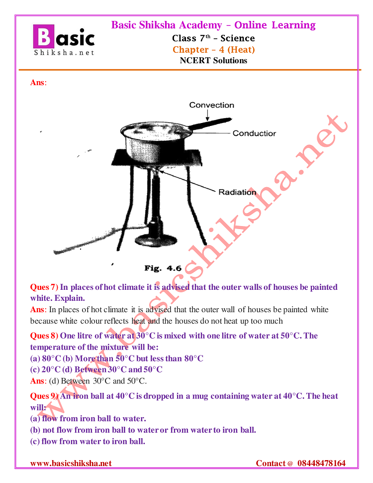 CBSE Class 7 Chapter 4 Science NCERT Questions Answers