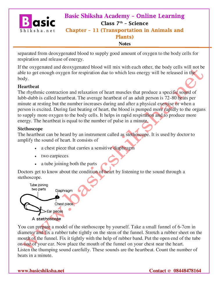 CBSE Class 7 Chapter 11 NCERT Notes
